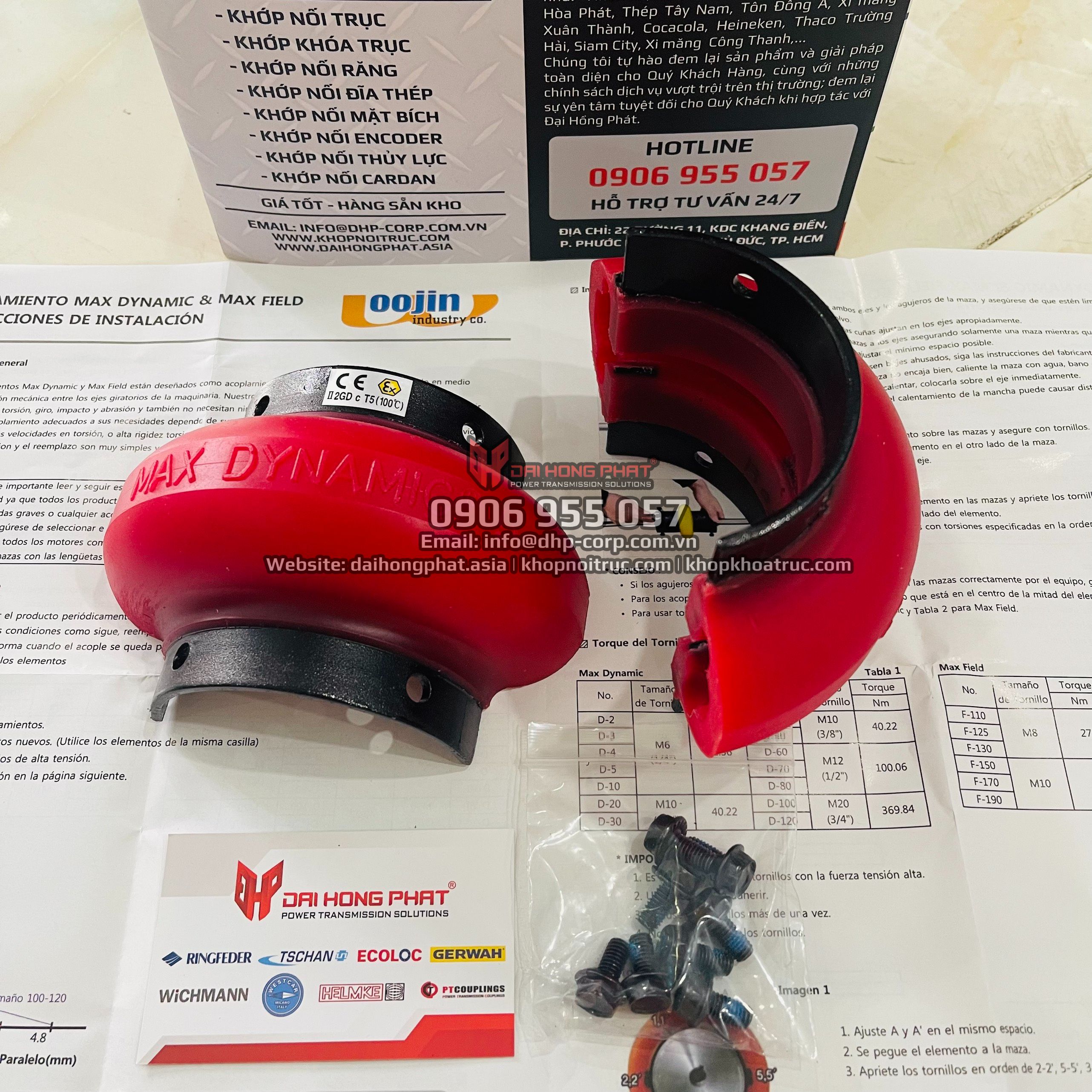 NÊN MUA KHỚP NỐI MAX DYNAMIC HT WOOJIN KOREA (TYRE COUPLINGS) CHÍNH ...