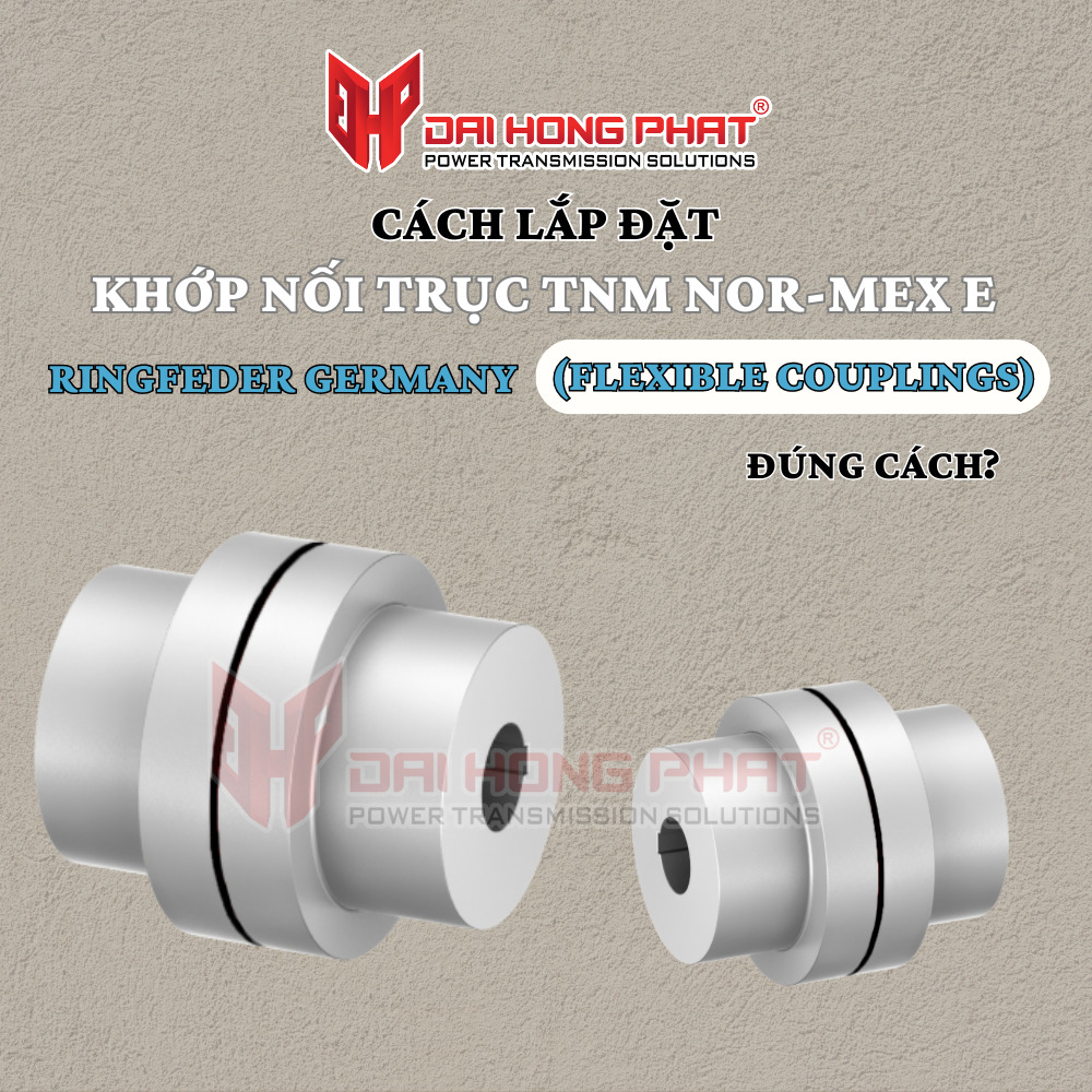 CÁCH LẮP ĐẶT KHỚP NỐI TRỤC TNM NOR MEX E RINGFEDER GERMANY (FLEXIBLE COUPLINGS) ĐÚNG CÁCH? - Đại ...